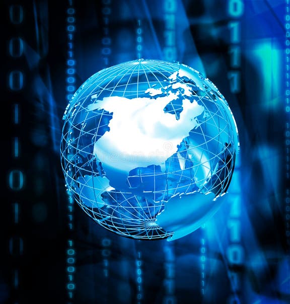 Binary world stock illustration. Illustration of conceptual - 2361102