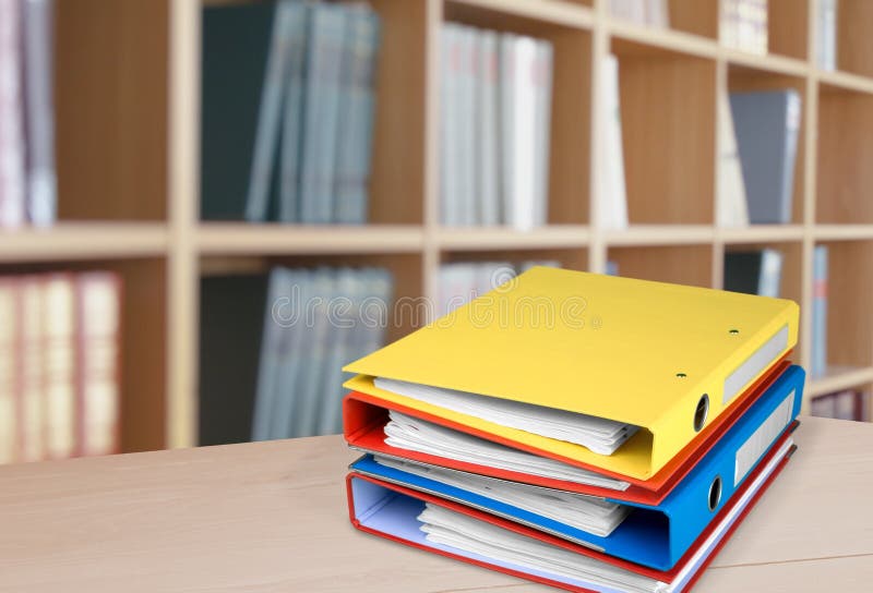 Binder stock image. Image of isolated, office, supply - 63212093