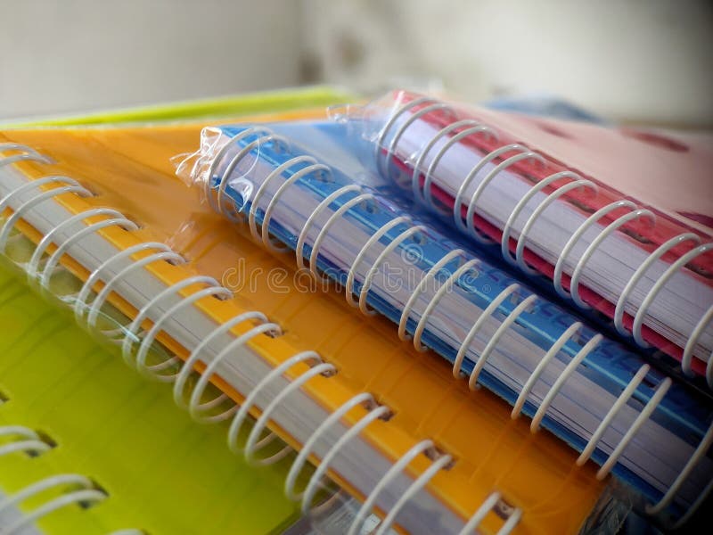 Binder Book with Full of Color Stock Photo - Image of blue, full: 292852510