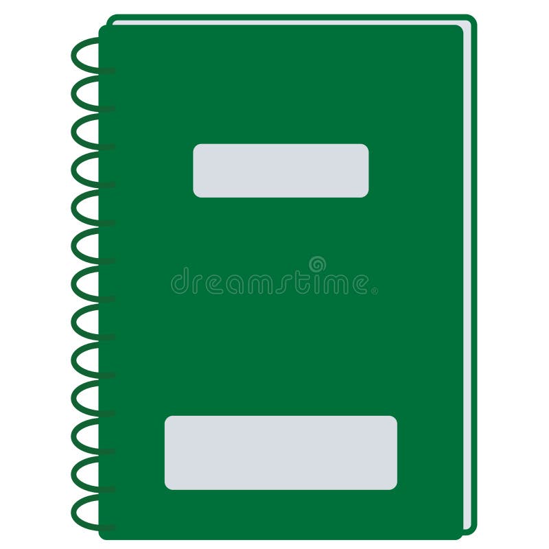 Binder Book Vector Illustration Flat Design Stock Vector - Illustration ...