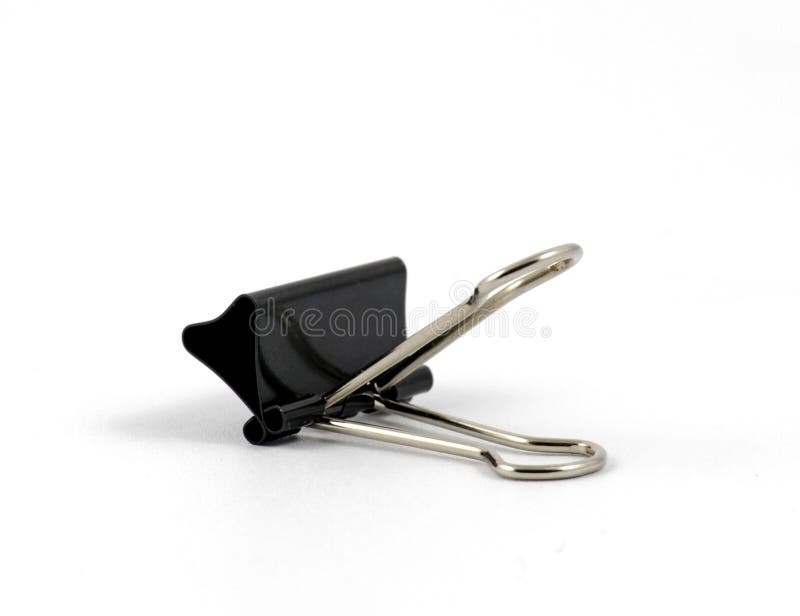 Office binder clip stock image. Image of paperclips, single - 12247799