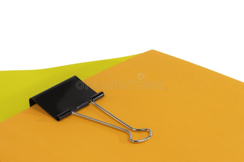 Binder Clip 2 stock image. Image of supply, note, office - 33534611