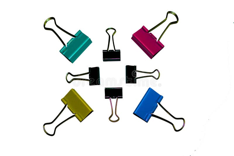 Binder Clip , Stamp Paper Clip Stock Photo - Image of flakes, grain ...