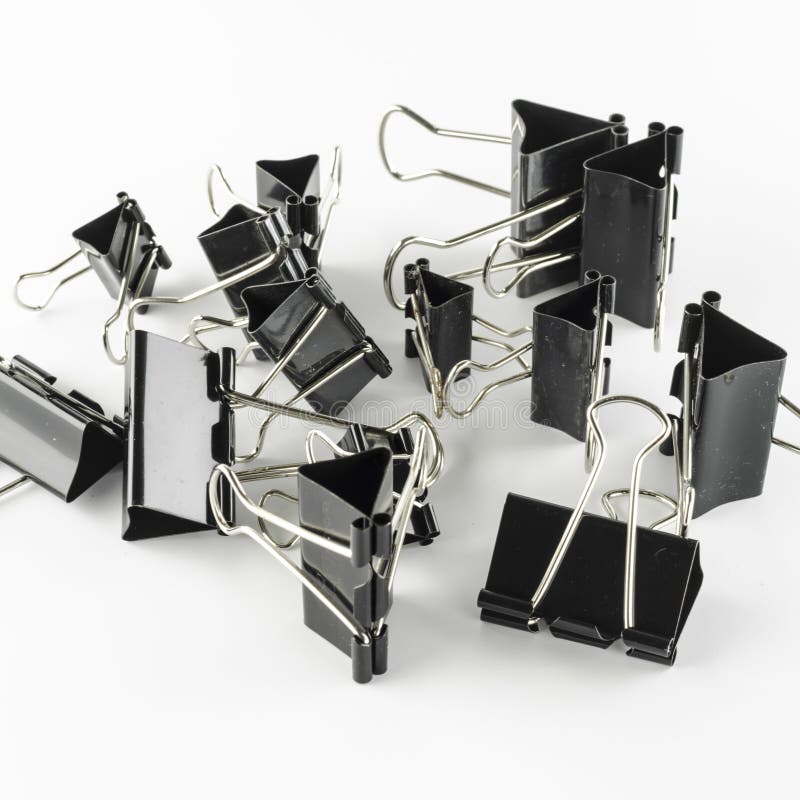 Binder clip stock photo. Image of clips, fastener, close - 40741876
