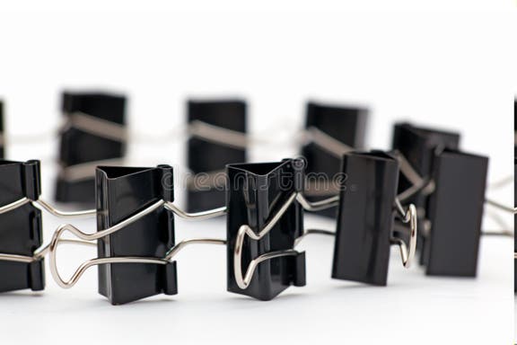 Binder clips stock photo. Image of equipment, metallic - 10730132