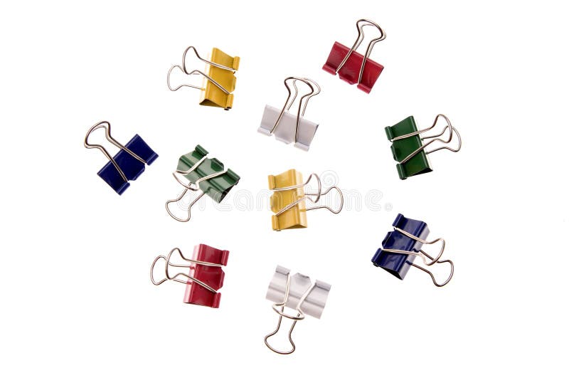 Binder clips stock image. Image of metal, idea, shot, icon - 3732139