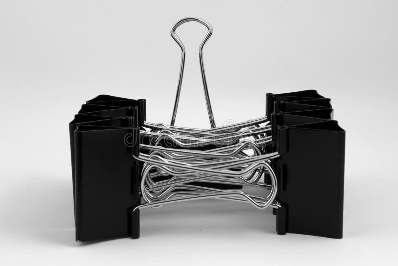 Binder Clips stock image. Image of large, binder, clips - 98276197