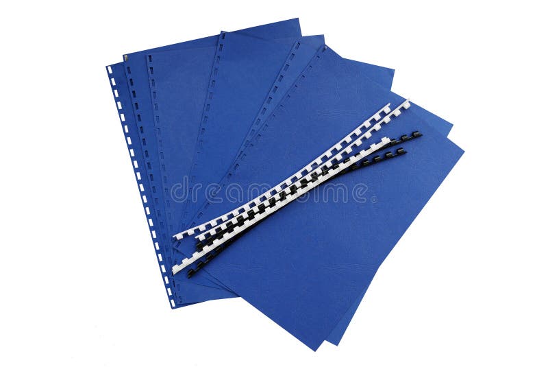 Binder components - blue stock photo. Image of white - 14804074