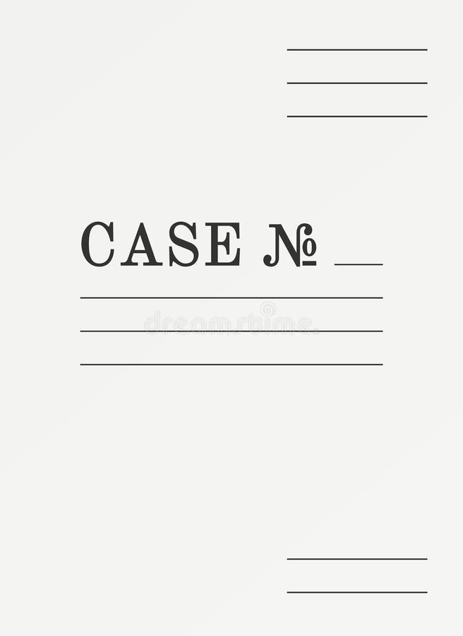 Binder for Documents Archive. Paper Case Folder Cover Stock Vector ...