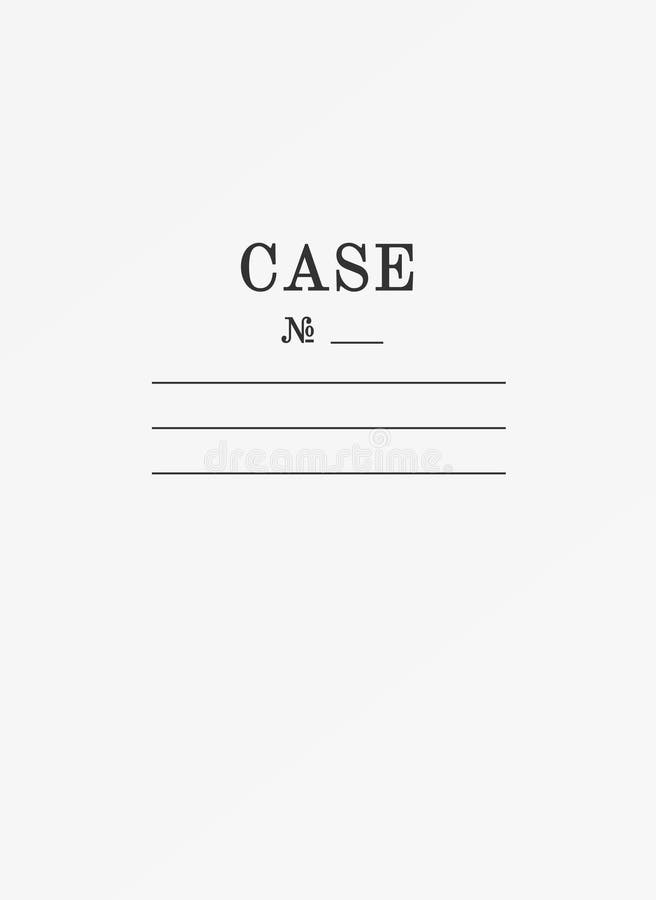 Binder for Documents Archive. Stock Vector - Illustration of paperwork ...