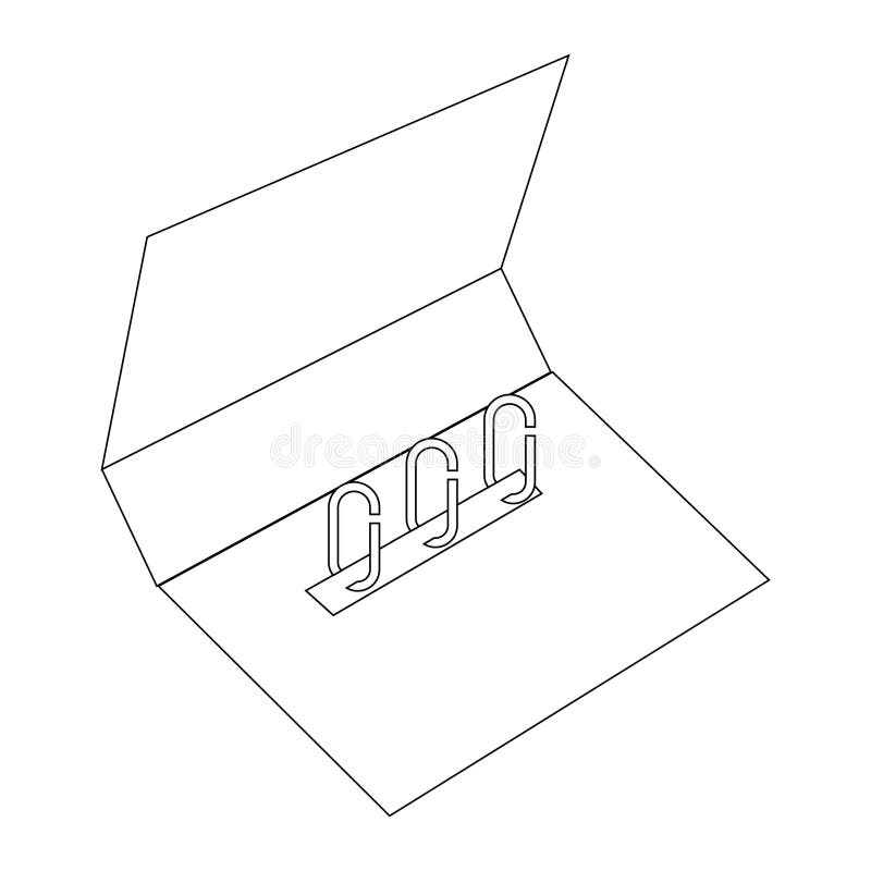 Binder icon vector stock illustration. Illustration of directory ...