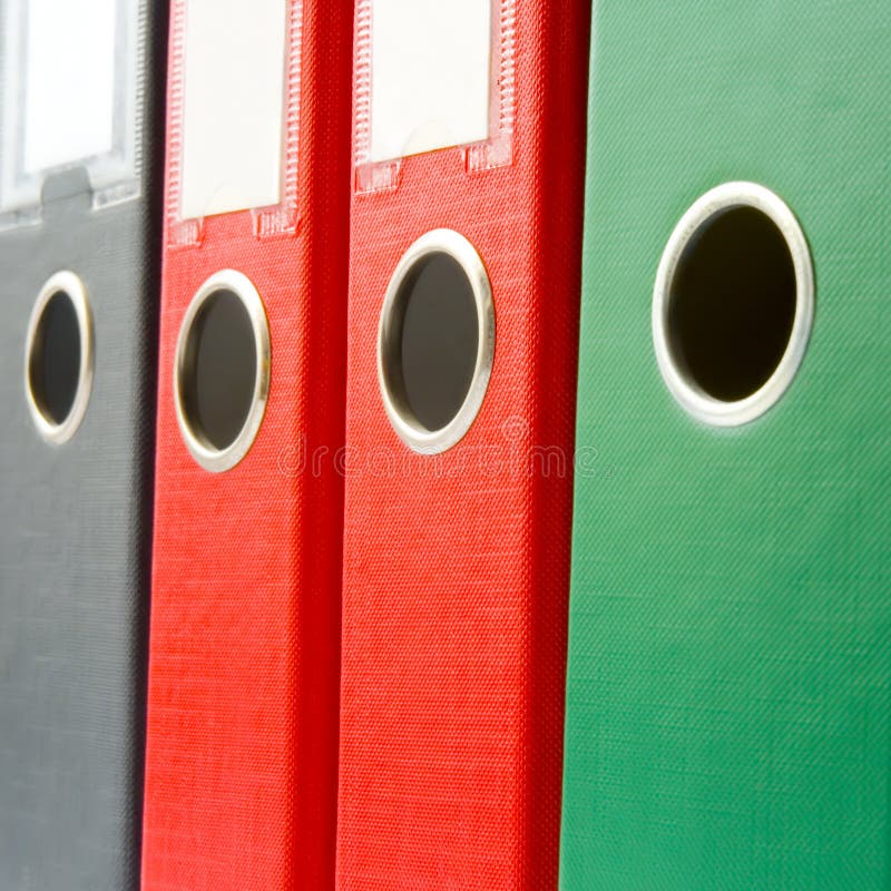 Binders stock photo. Image of clerk, clip, accountant, dossier - 879288