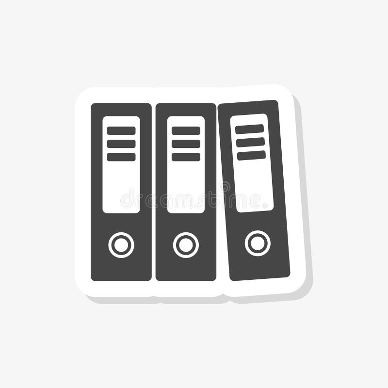 Sticker Archive. Suitable for Web Interface Symbol. Simple Design ...