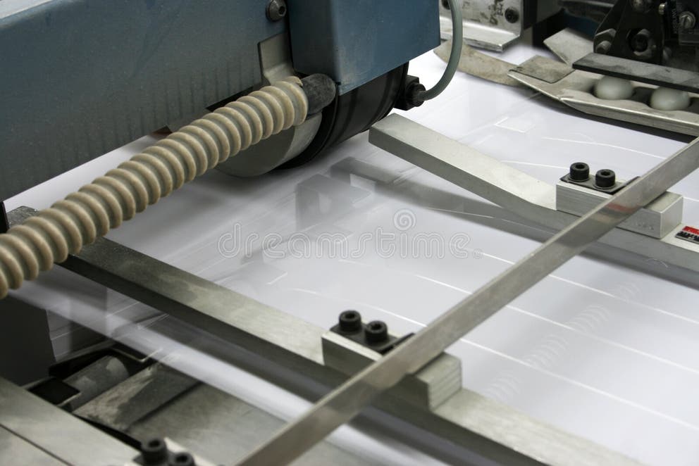 Bindery Folder stock image. Image of paper, facility, industry - 9807937