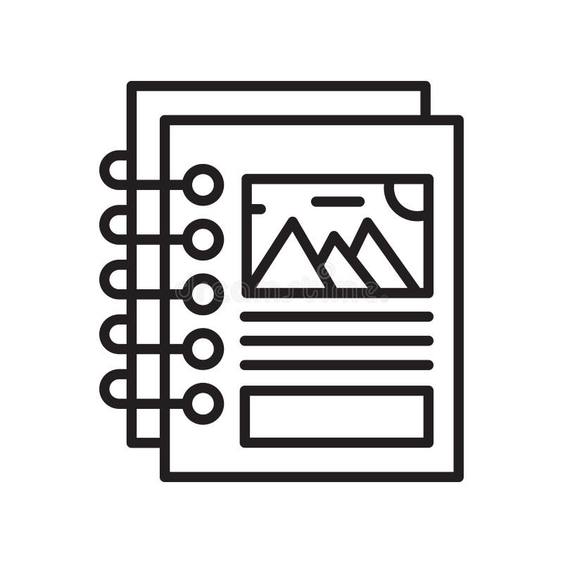 Binding Icon Vector Isolated on White Background, Binding Sign Stock ...