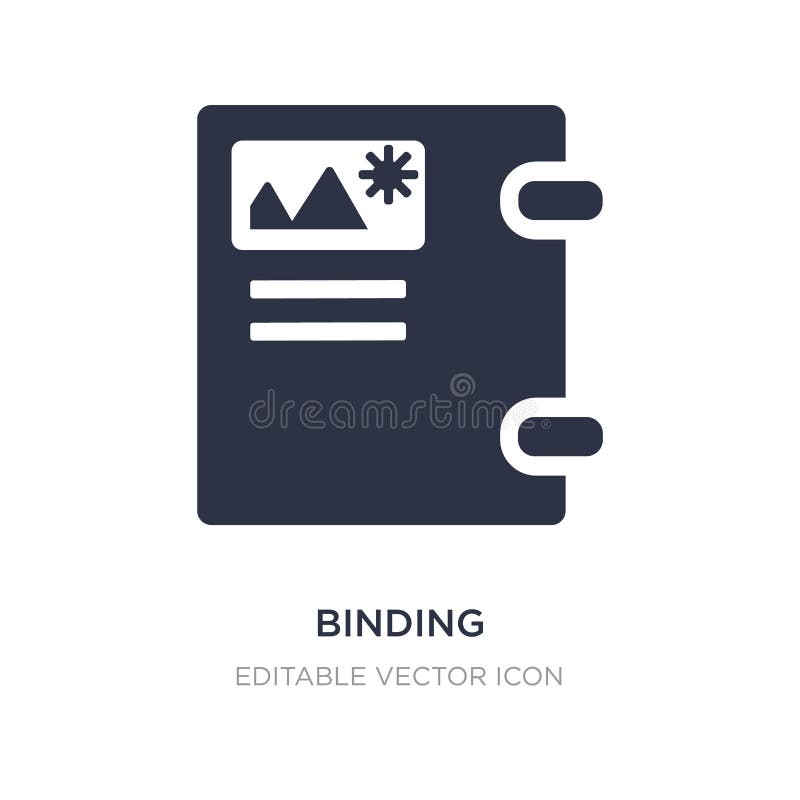 Binding Icon Vector Isolated on White Background, Binding Sign Stock ...