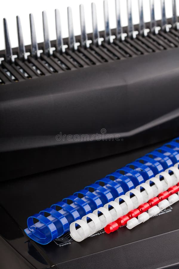 Binding machine. stock image. Image of production, bindings - 153381201