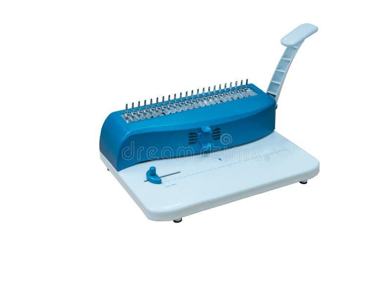 Binding machine. stock image. Image of production, bindings - 153381201