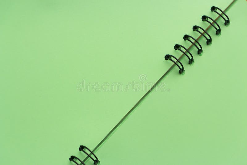 Binding of Notepad on a Spring Stock Photo - Image of color, retro ...