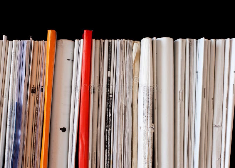 Bindings of Old Exercise Books and Pamphlets Stock Photo - Image of ...