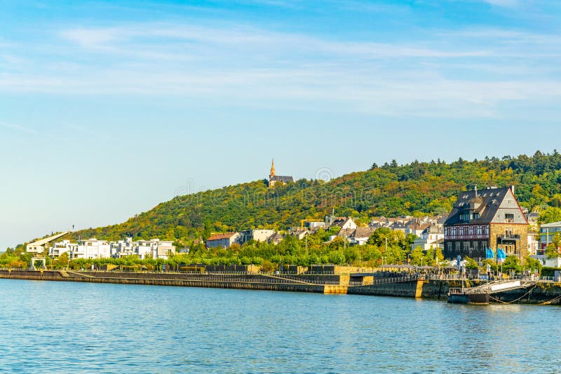 Bingen town in Germany stock image. Image of german - 206087719