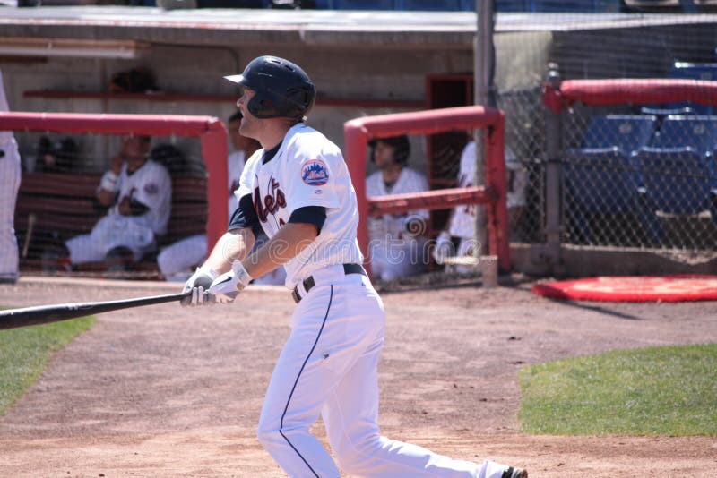 Binghamton Mets Eric Campbell Editorial Photography - Image of athletic ...