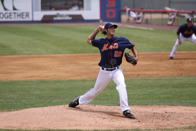 Binghamton Mets Pitcher Brandon Moore Editorial Photography - Image of ...