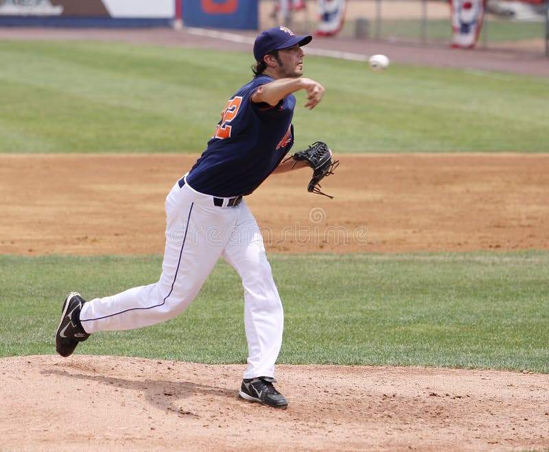 Binghamton Mets Pitcher Brandon Moore Editorial Stock Image - Image of ...