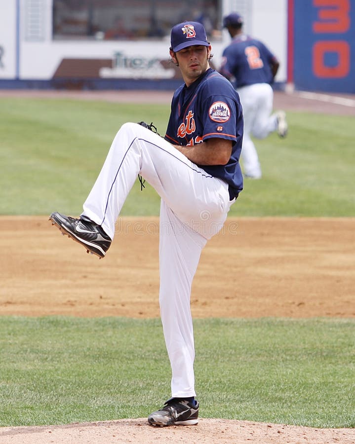 Binghamton Mets Pitcher Brandon Moore Editorial Image - Image of shade ...