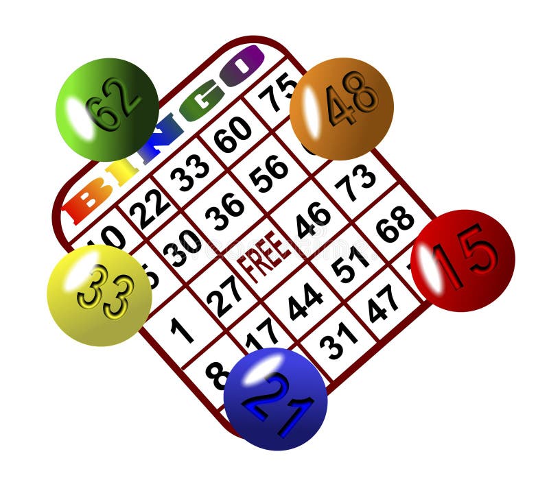 Six Bingo Cards stock illustration. Illustration of balls - 6555543