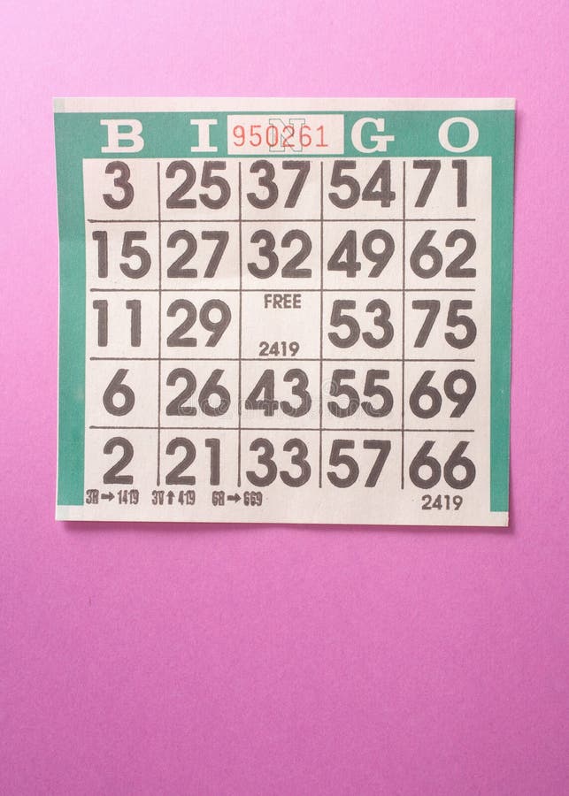 Winning bingo card. stock photo. Image of vertical, home - 2044424