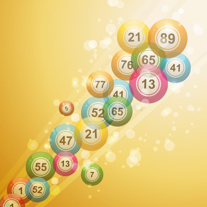 Bingo Balls Frame stock illustration. Illustration of frame - 29653235