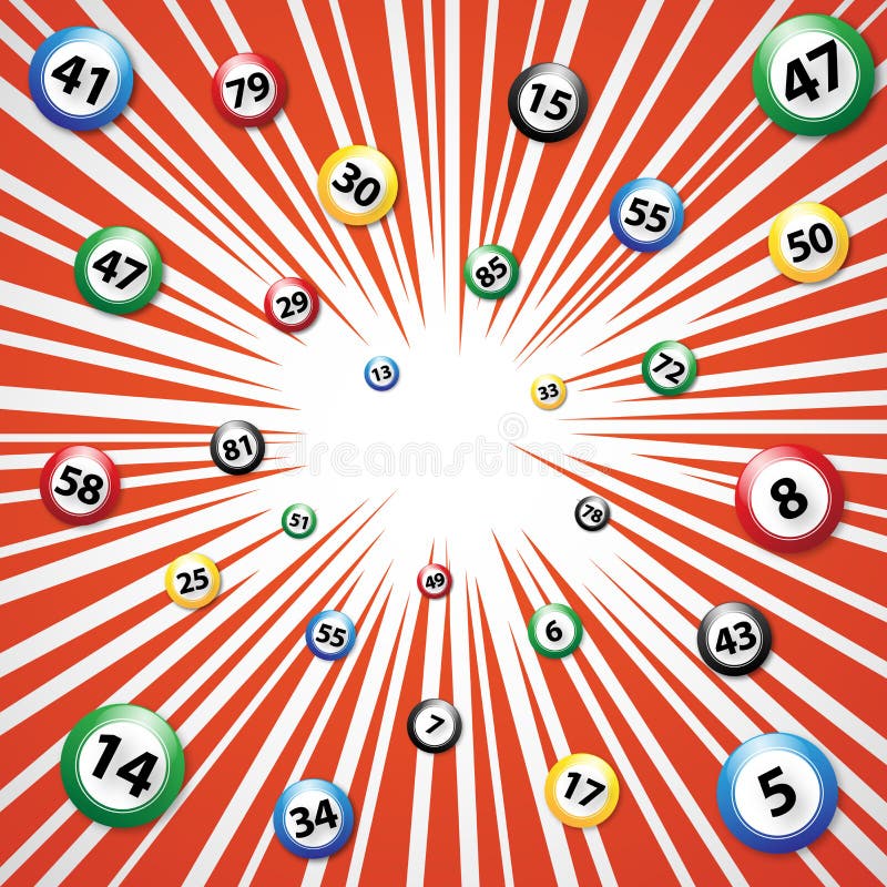 Bingo Balls Frame Concept, Vector Illustration Stock Vector ...