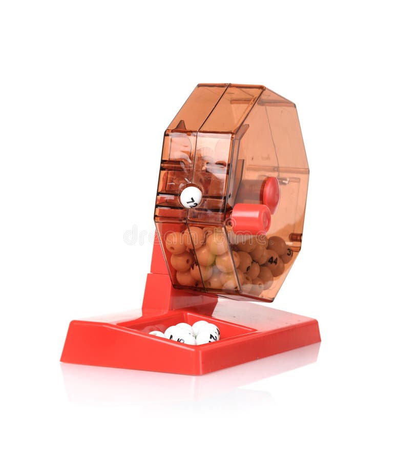 Bingo spinner with balls stock image. Image of classic - 9393943