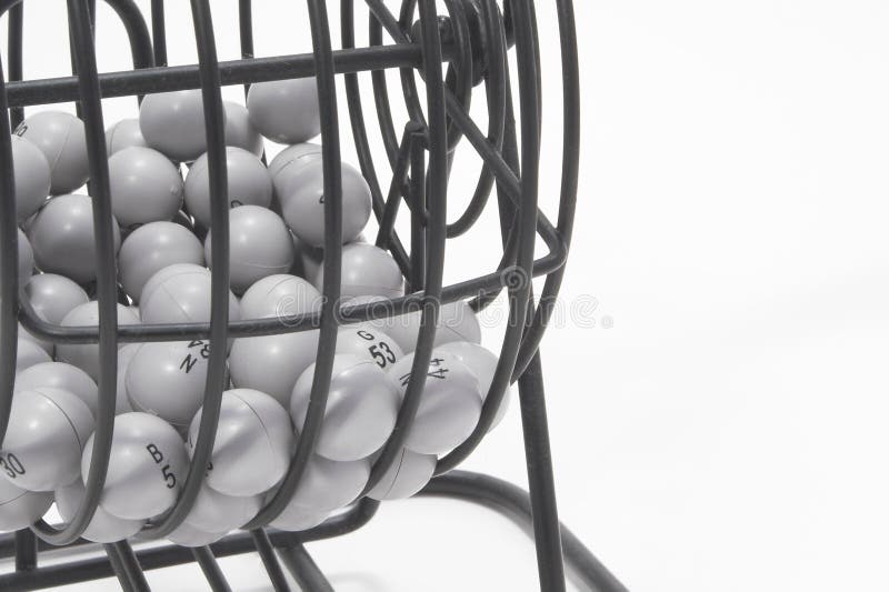 Bingo Cage with Number Balls Stock Image - Image of bingo, lottery ...