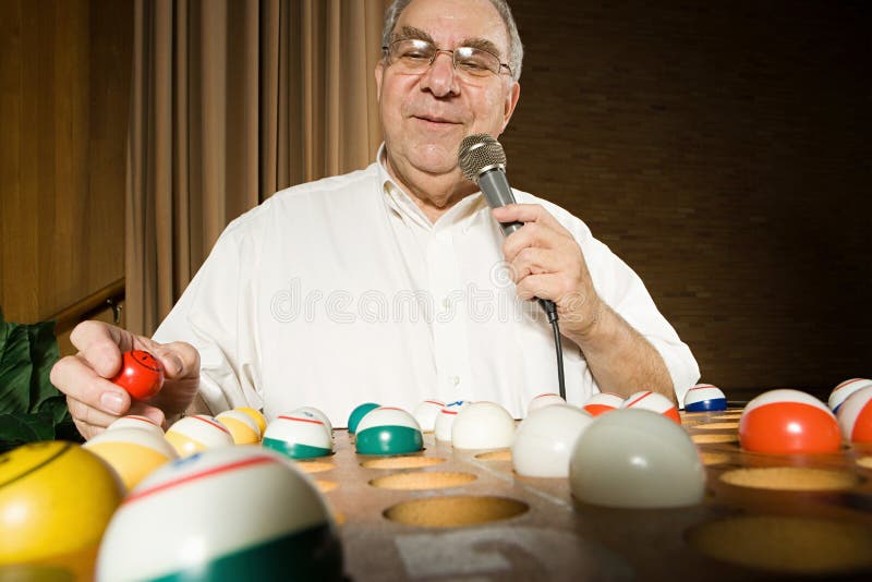 Bingo Caller Holding Bingo Ball Stock Photos - Free & Royalty-Free ...