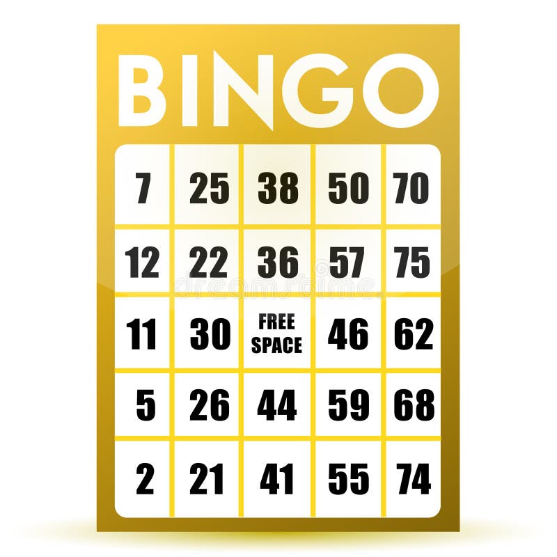 Bingo card stock vector. Illustration of game, simple - 18425277 Bingo card stock vector. Illustration of game, simple - 18425277