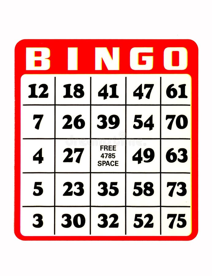 Bingo Card stock photo. Image of risk, squares, bingo, card - 203906