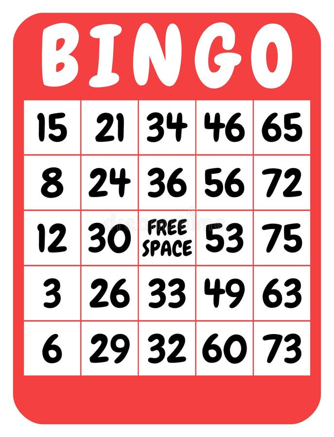 Bingo card stock illustration. Illustration of background - 29254673 Bingo card stock illustration. Illustration of background - 29254673