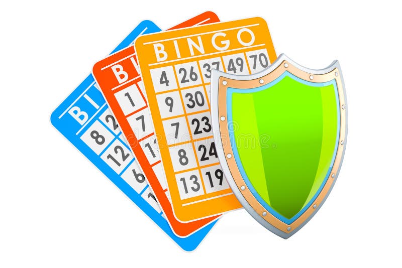 Bingo Cards on Computer Keyboard Concept, 3D Rendering Stock ...