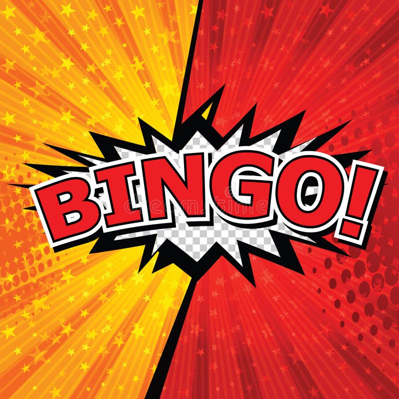 Bingo! Comic Speech Bubble, Cartoon Stock Vector - Illustration of ...