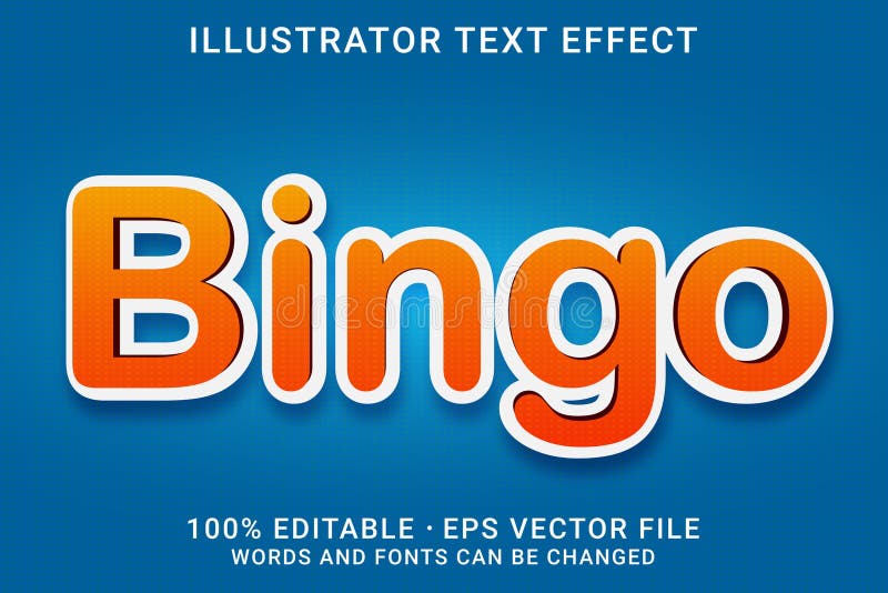 Bingo Poster Template Text Stock Illustrations – 229 Bingo Poster ...