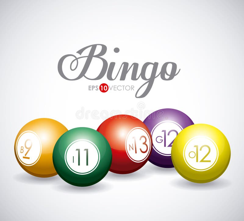 Bingo Design, Illustration. Stock Illustration - Illustration of balls ...