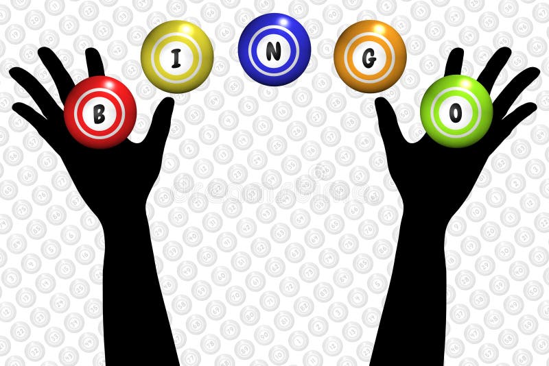 Bingo Balls Frame stock illustration. Illustration of graphic - 29653235