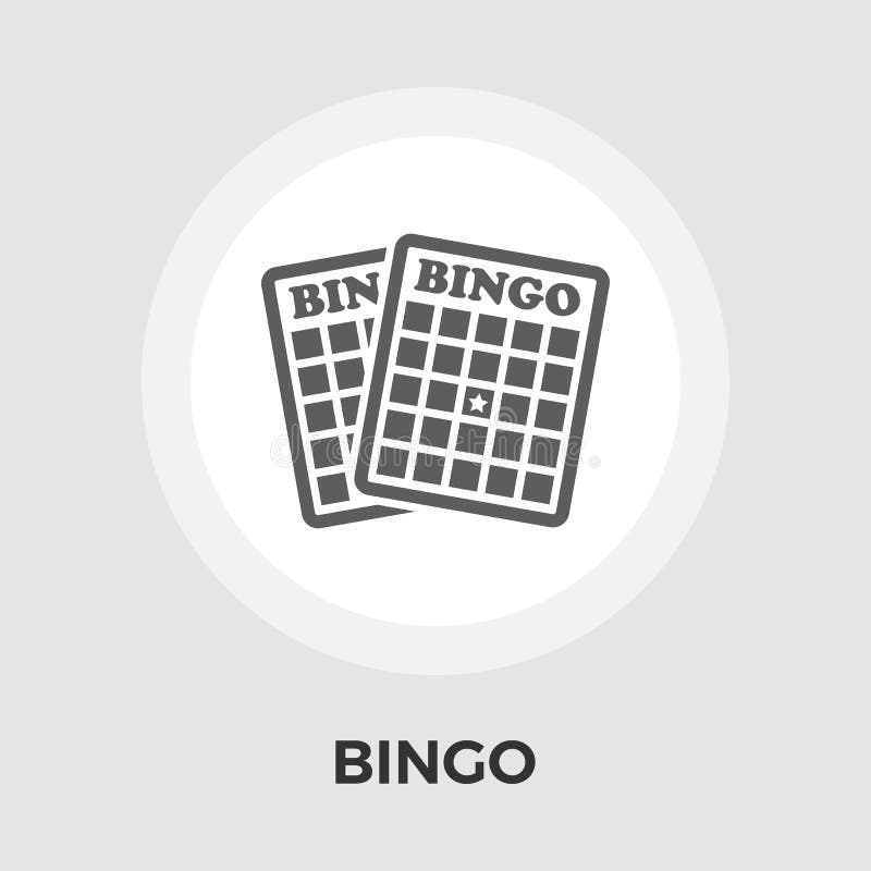 Bingo Icon in Outline Style Isolated on White Background. Board Games ...