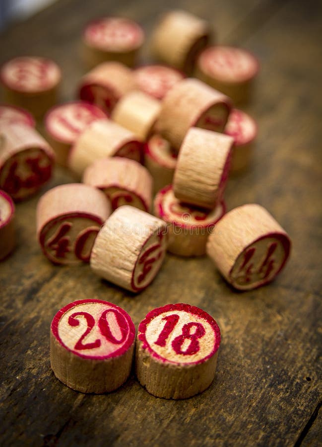 Bingo Numbers on a Brown Background Stock Photo - Image of loto, grain ...
