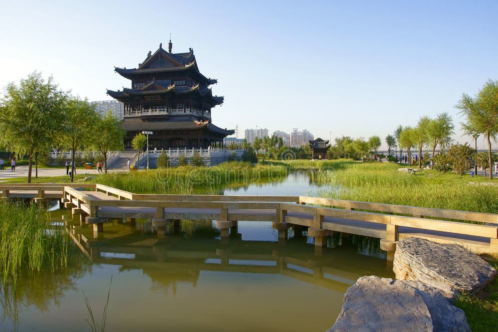 Binhe park stock image. Image of garden, hydrophytic - 15660751