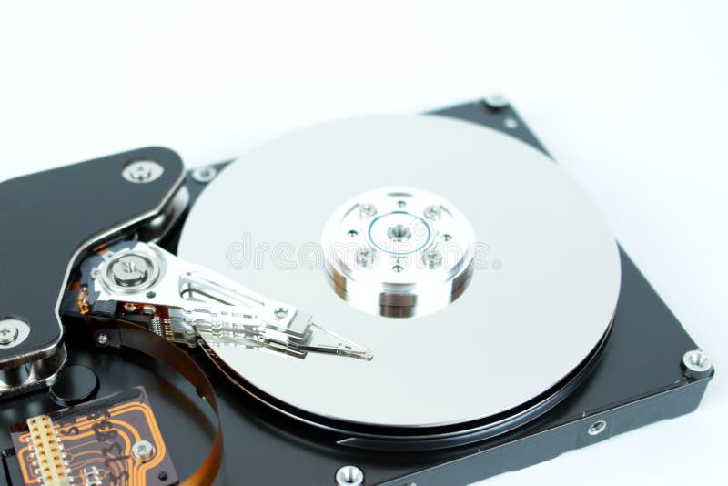 In De Behuizing Van Een Harde Schijf Van Een Personal Computer Stock ...