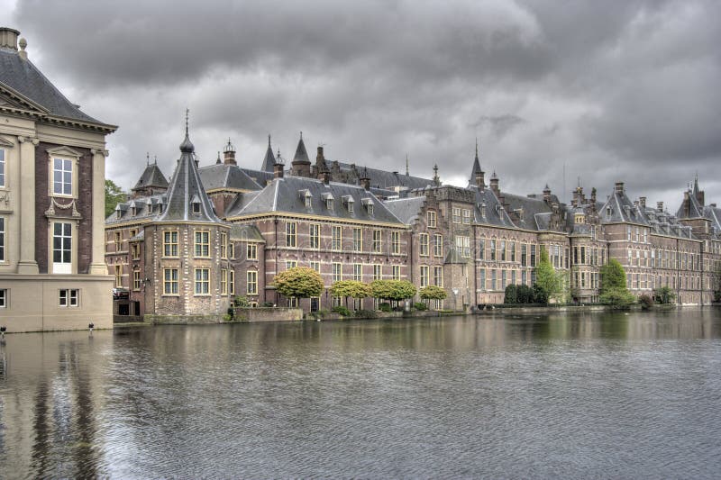 Binnenhof the Hague stock image. Image of parliament - 14906261