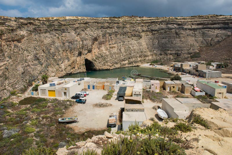Inlandsee / Qawra / Dwejra, Gozo, Malta Stockbild - Bild von europa ...